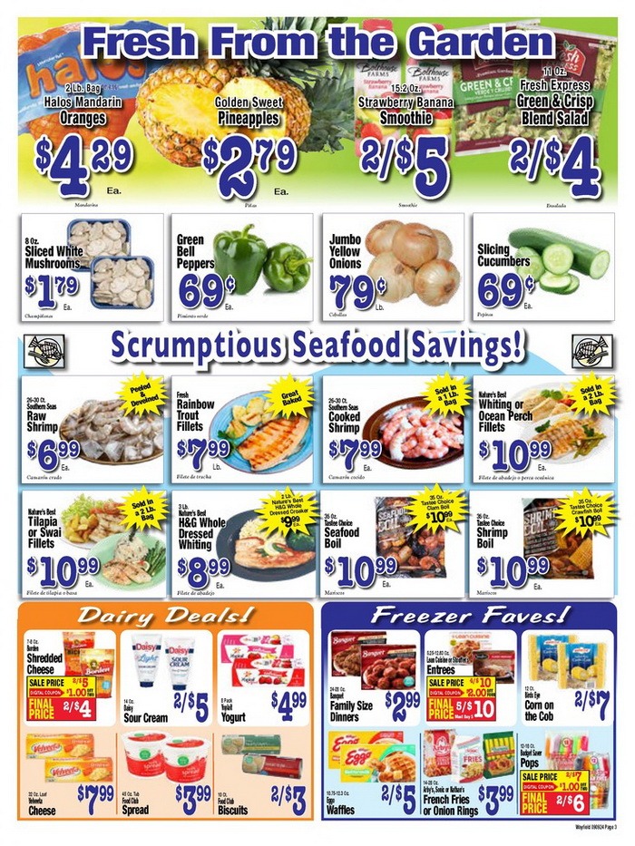 Wayfield Foods Weekly Ad Sep 09 – Sep 15, 2024