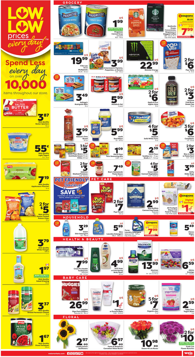 Weis Markets Weekly Ad Sep 05 – Sep 11, 2024