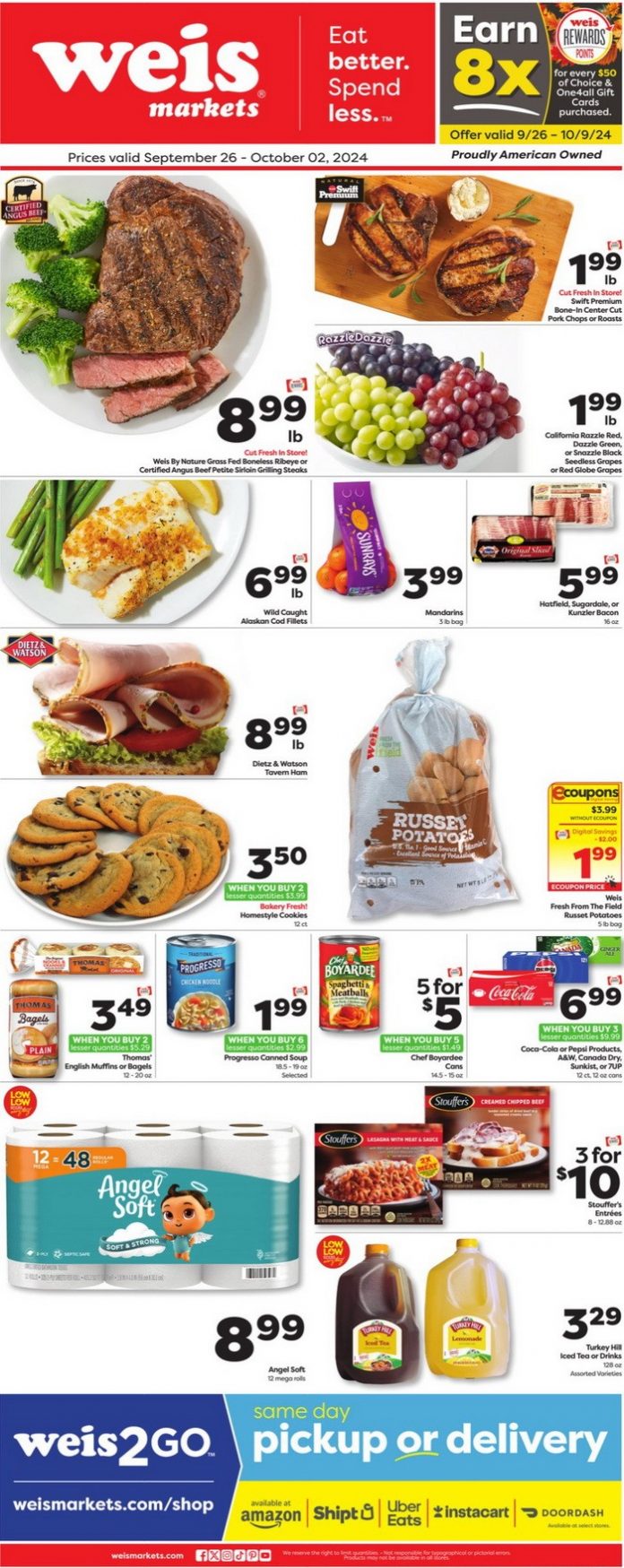 Weis Markets Weekly Ad Sep 26 – Oct 02, 2024 (Halloween Promotion Included)