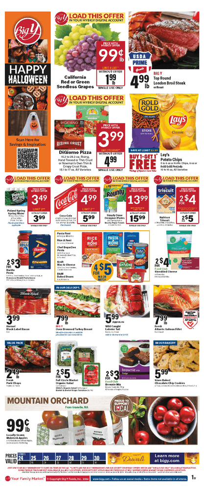 Big Y Weekly Ad Oct 24 – Oct 30, 2024