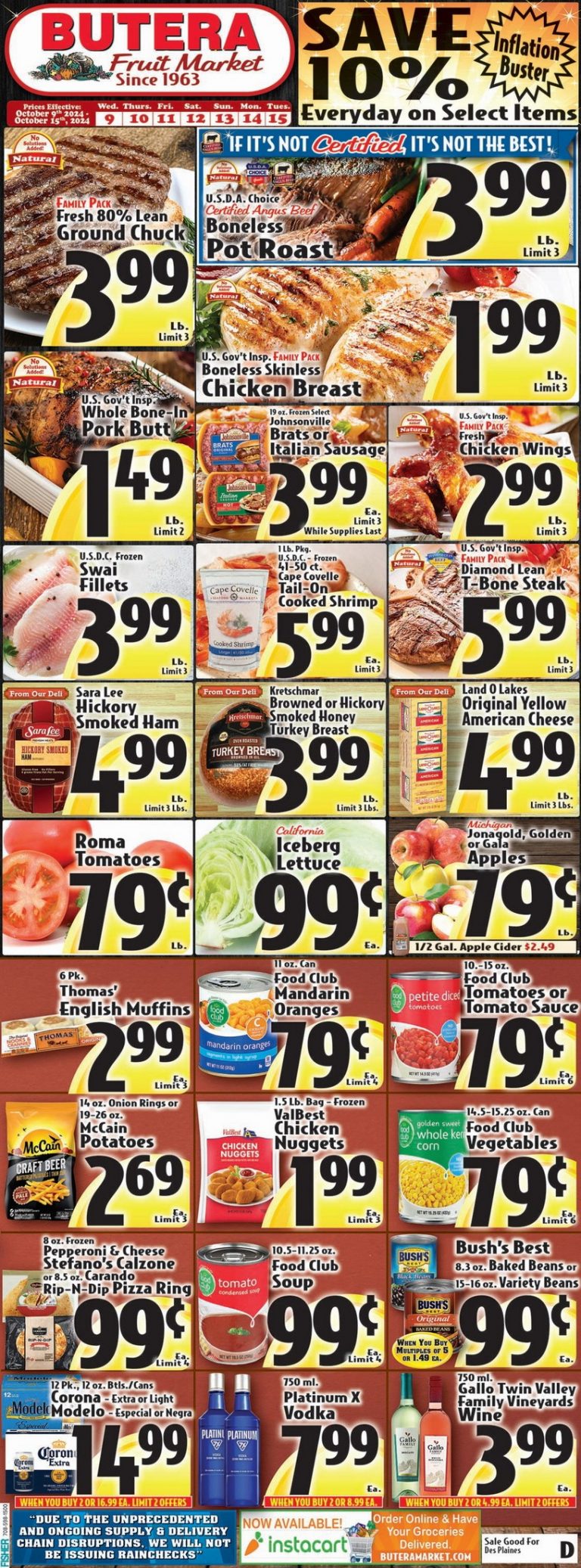 Butera Weekly Ad Oct 09 – Oct 15, 2024
