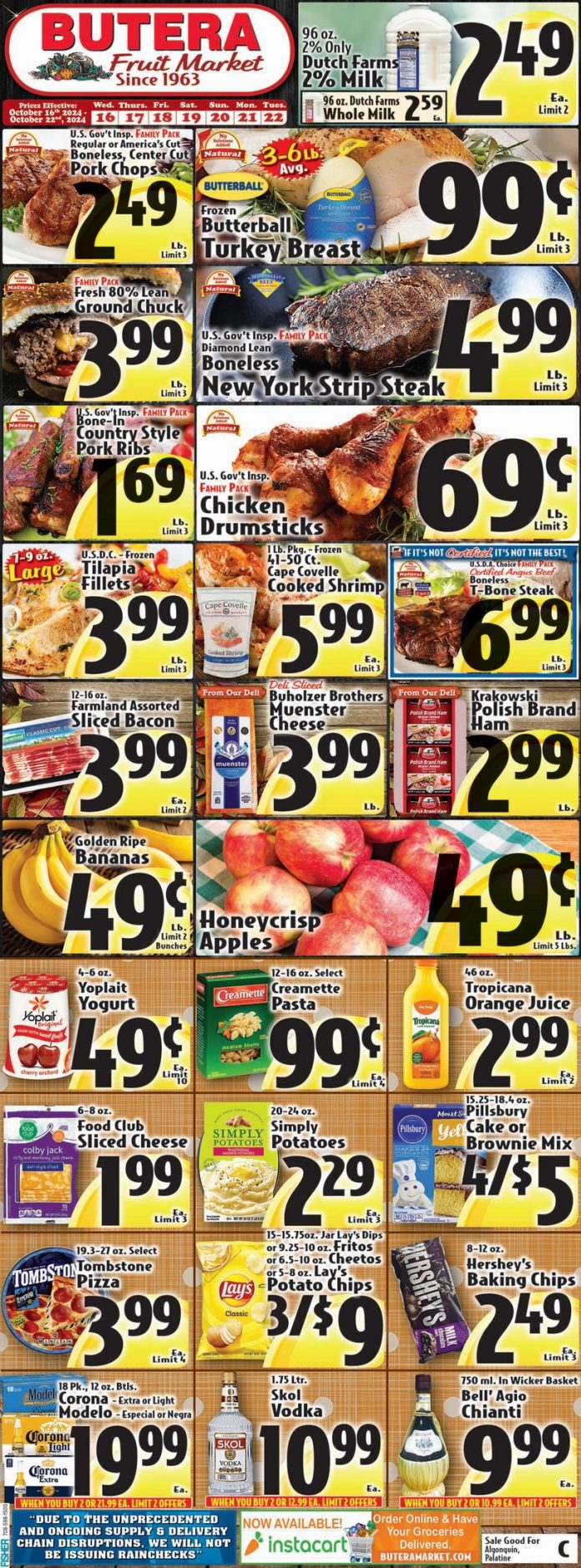 Butera Weekly Ad Oct 16 – Oct 22, 2024