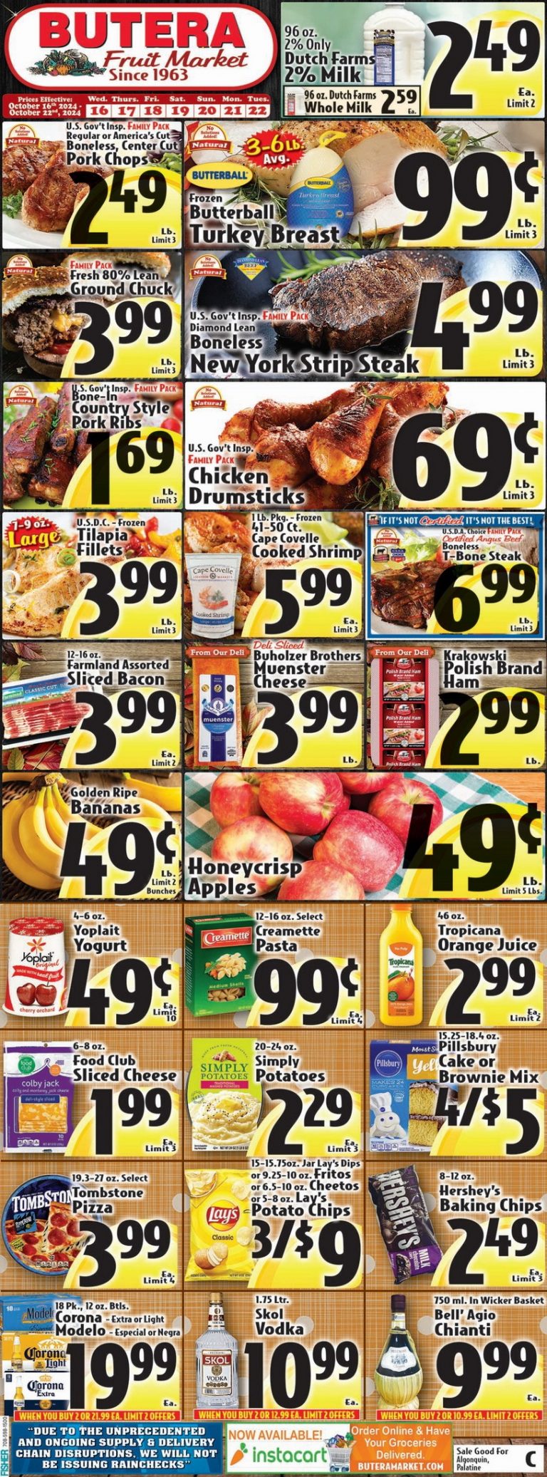 Butera Weekly Ad Oct 16 – Oct 22, 2024