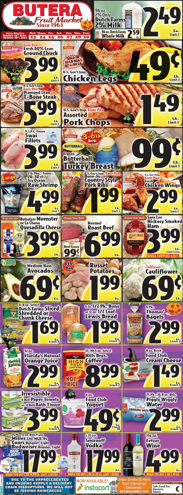 Butera Weekly Ad Oct 23 – Oct 29, 2024