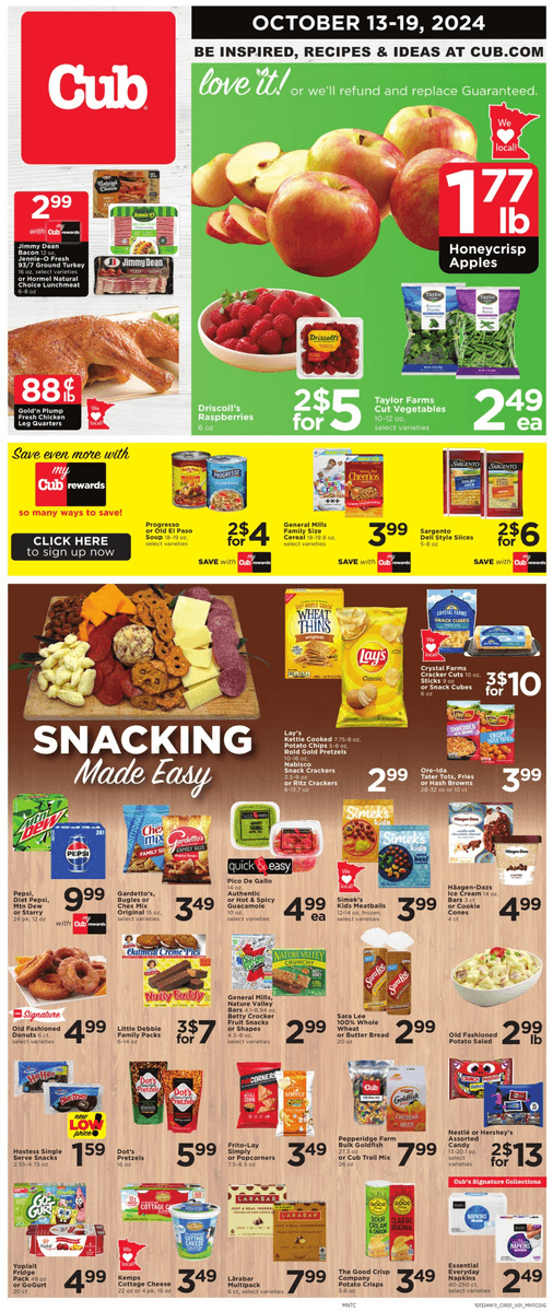 Cub Foods Weekly Ad Oct 13 – Oct 19, 2024