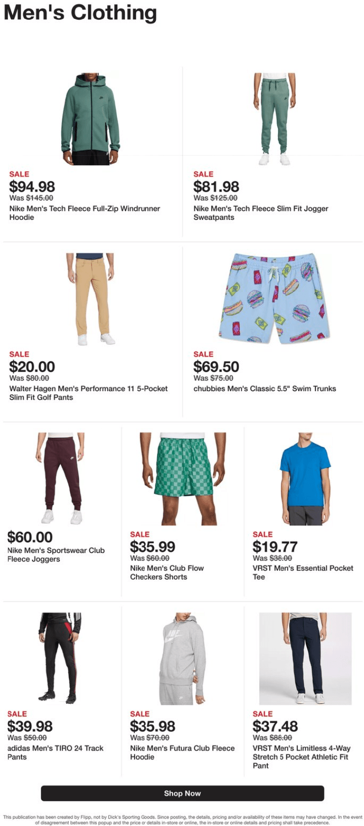 Dick's Sporting Goods Weekly Ad Oct 02 – Oct 08, 2024