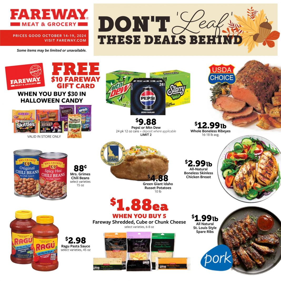 Fareway Weekly Ad Oct 14 – Oct 19, 2024