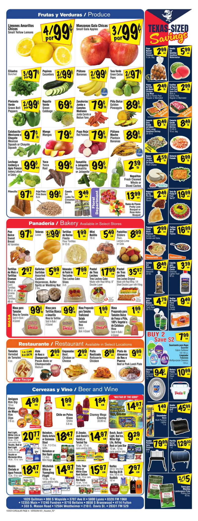 Fiesta Mart Weekly Ad Oct 30 – Nov 05, 2024