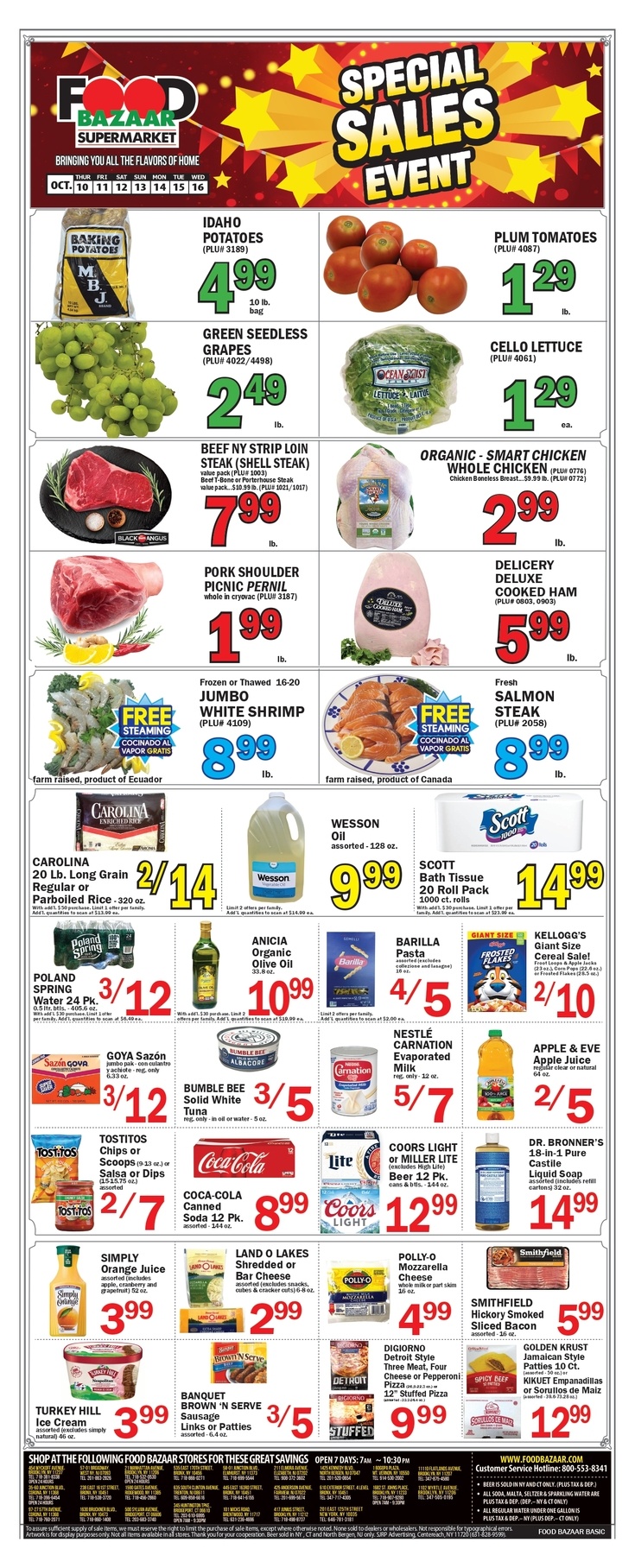 Food Bazaar Weekly Ad Oct 10 – Oct 16, 2024