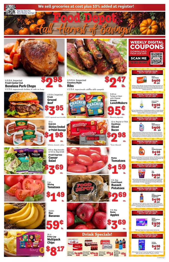 Food Depot Weekly Ad Oct 07 – Oct 13, 2024