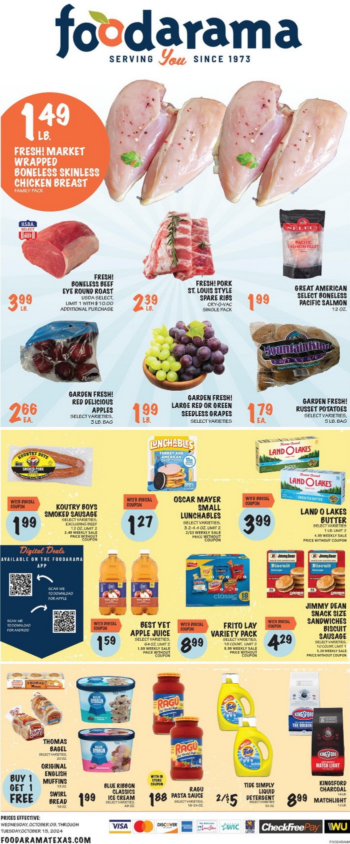 Foodarama Weekly Ad Oct 09 – Oct 15, 2024