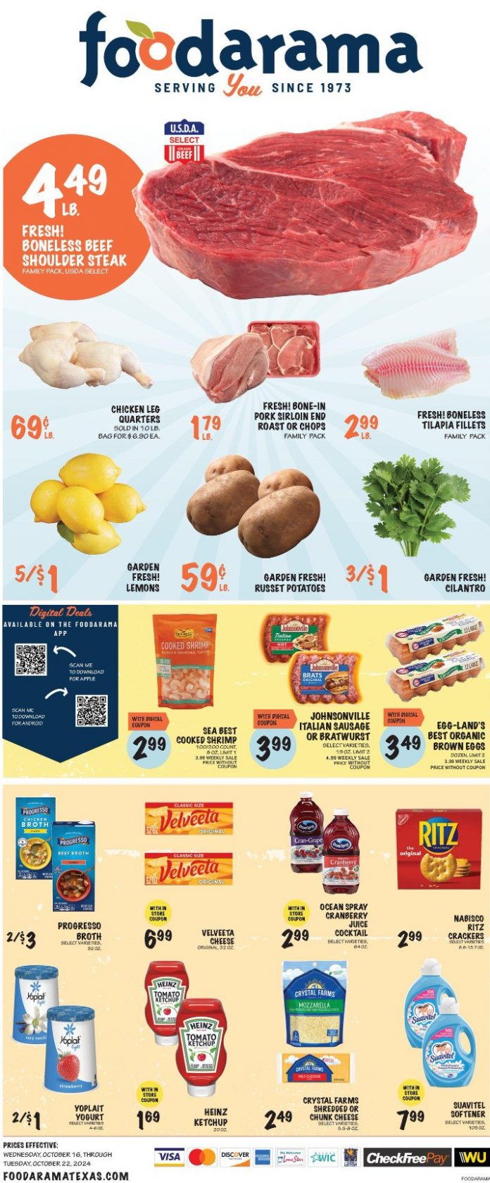 Foodarama Weekly Ad Oct 16 – Oct 22, 2024