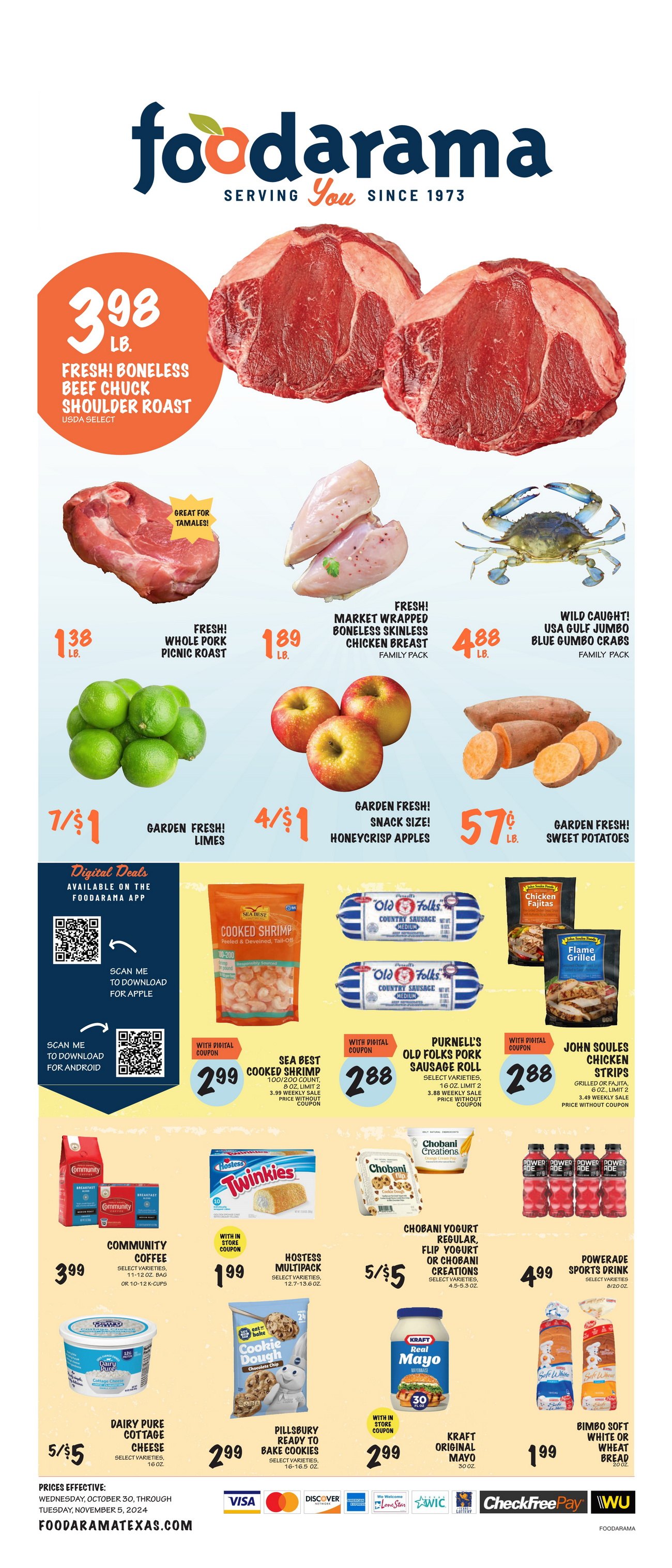 Foodarama Weekly Ad Oct 30 – Nov 05, 2024