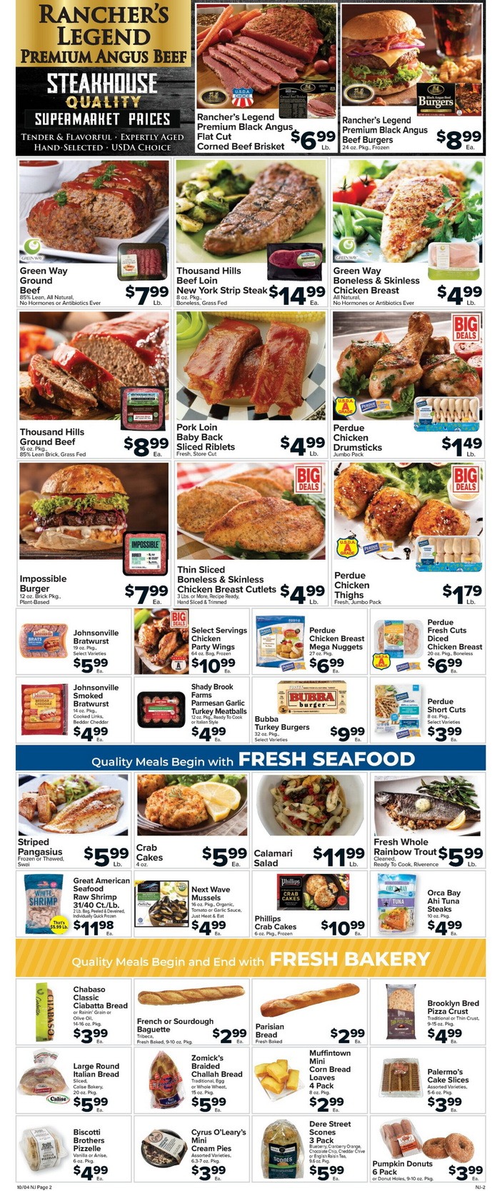 Foodtown Weekly Ad Oct 04 – Oct 10, 2024