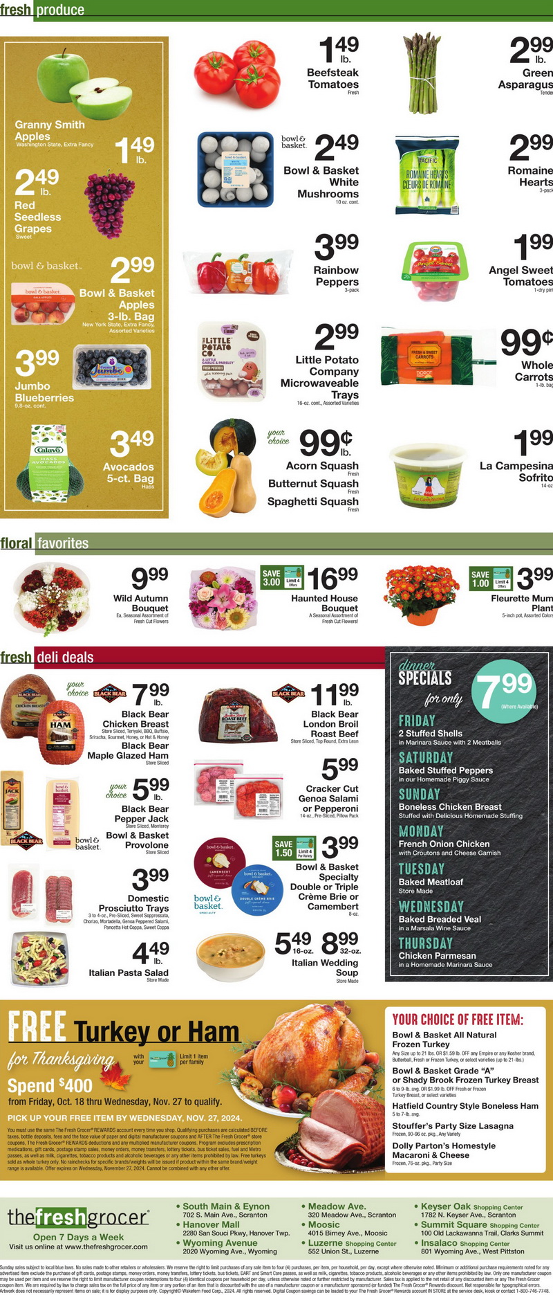 Gerrity's Supermarkets Weekly Ad Oct 18 – Oct 22, 2024