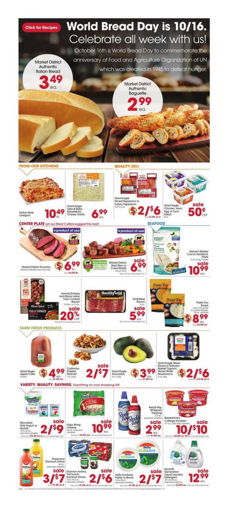 Giant Eagle Weekly Ad Oct 10 – Oct 16, 2024