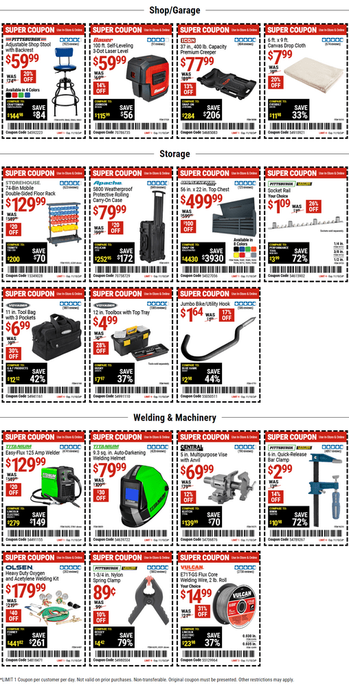 Harbor Freight Weekly Ad Oct 28 – Nov 10, 2024