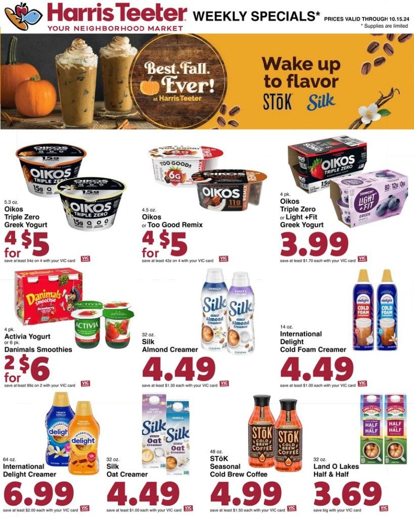 Harris Teeter Weekly Ad Oct 09 – Oct 15, 2024