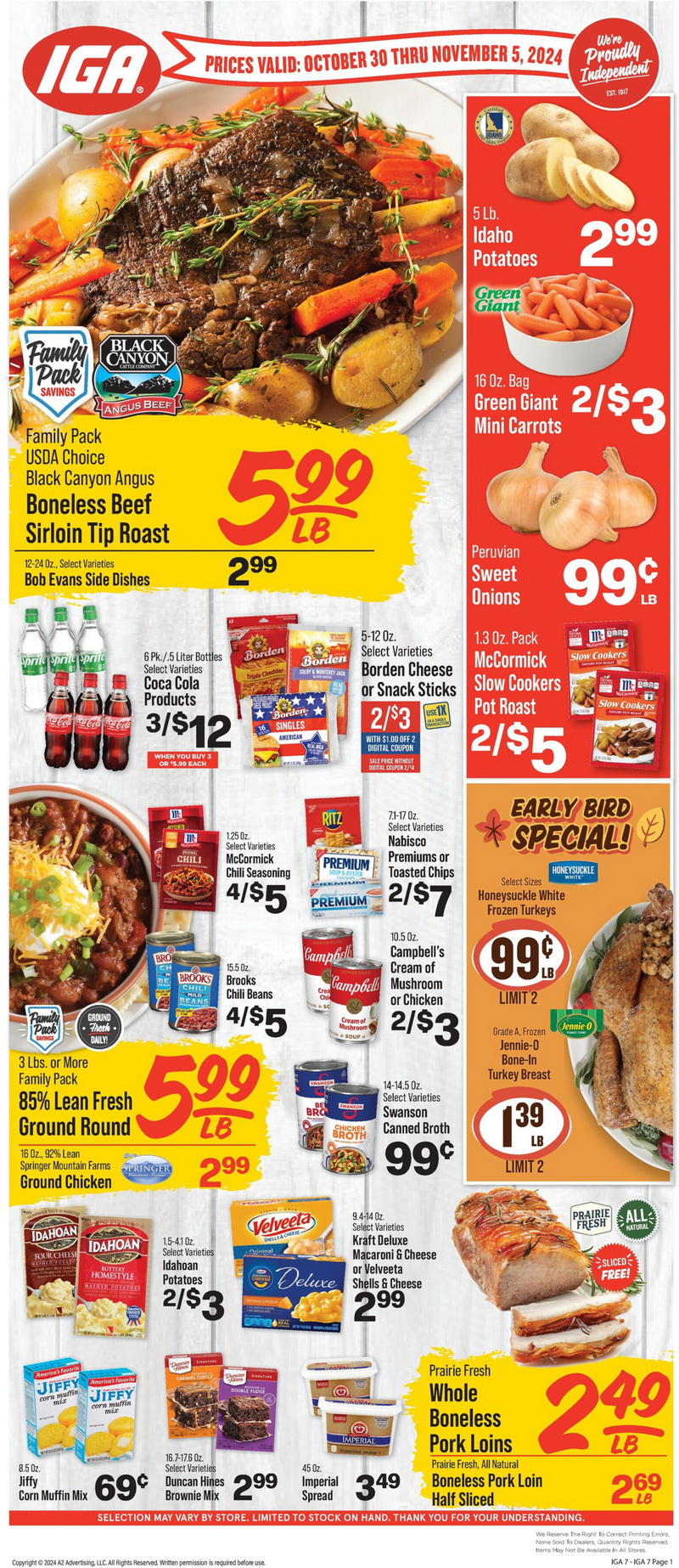 IGA Weekly Ad Oct 30 – Nov 05, 2024