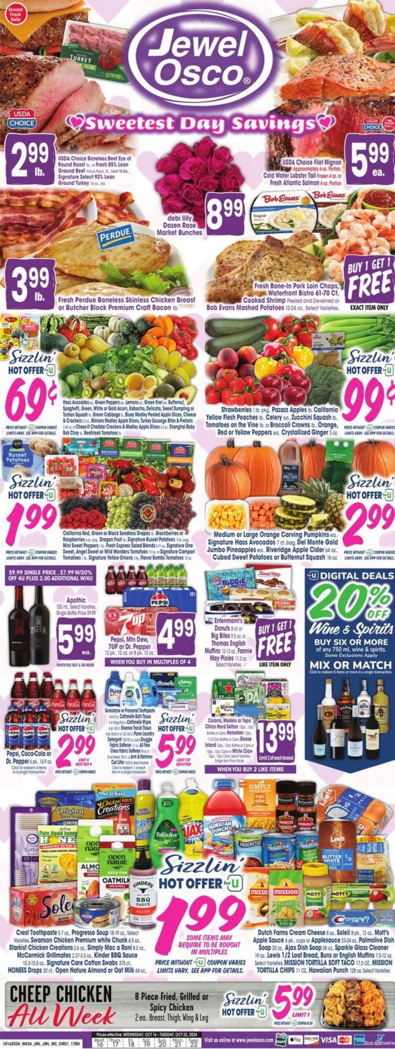 Jewel Osco Weekly Ad Oct 16 – Oct 22, 2024 (Halloween Promotion Included)