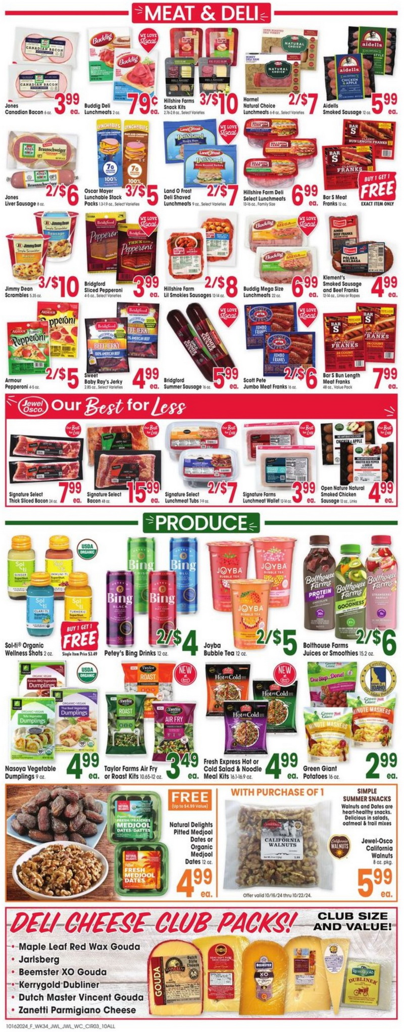 Jewel Osco Weekly Ad Oct 16 – Oct 22, 2024 (Halloween Promotion Included)