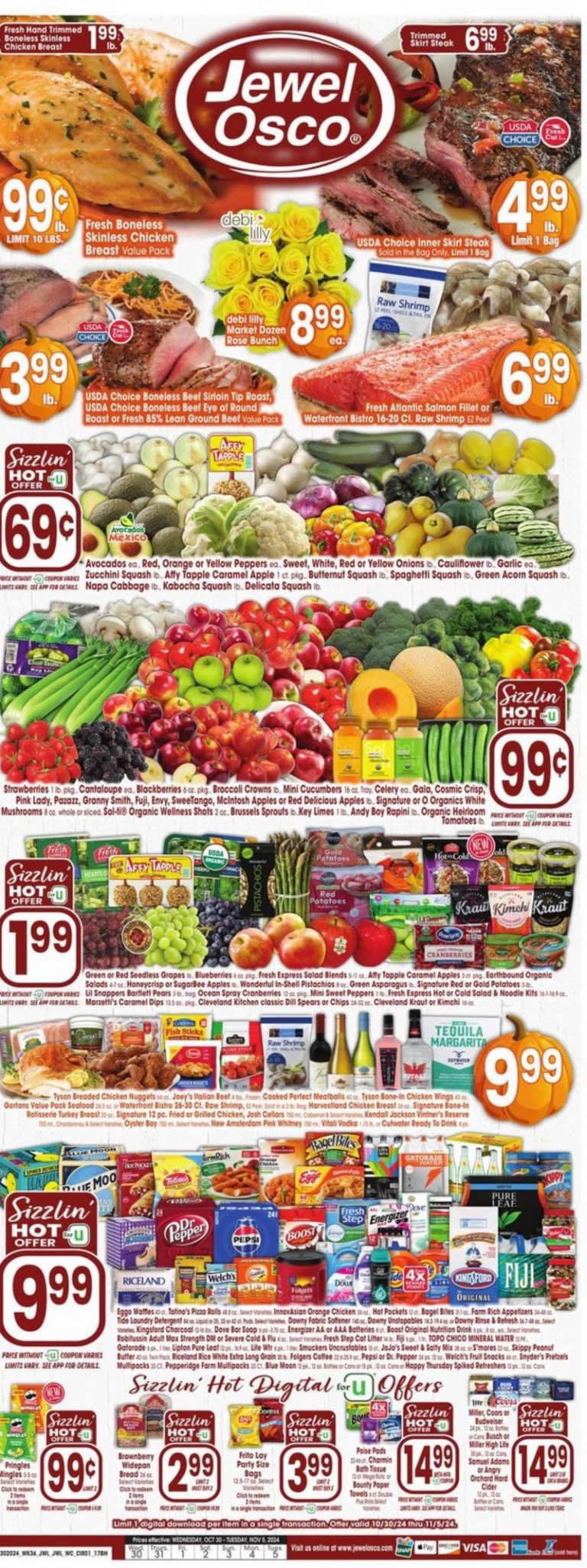 Jewel Osco Weekly Ad Oct 30 – Nov 05, 2024