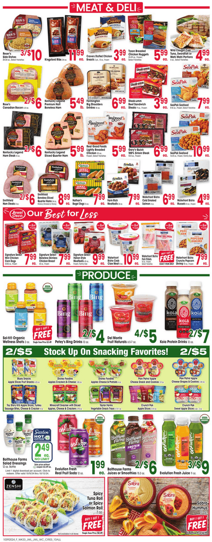 Jewel Osco Weekly Ad Oct 09 – Oct 15, 2024 (Halloween Promotion Included)