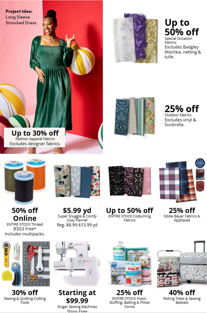 Jo-Ann Weekly Ad Oct 17– Oct 30, 2024 (Halloween Promotion Included)