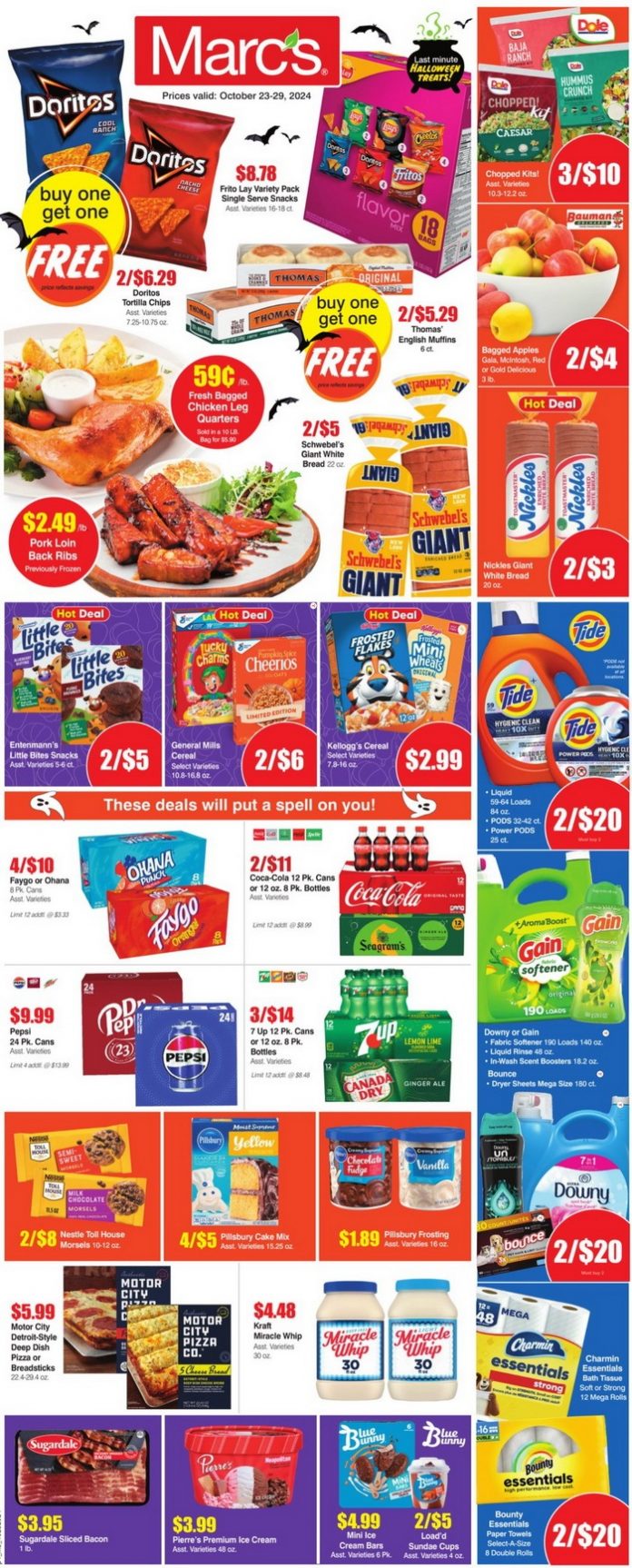 Marc's Weekly Ad Oct 23 – Oct 29, 2024 (Halloween Promotion Included)