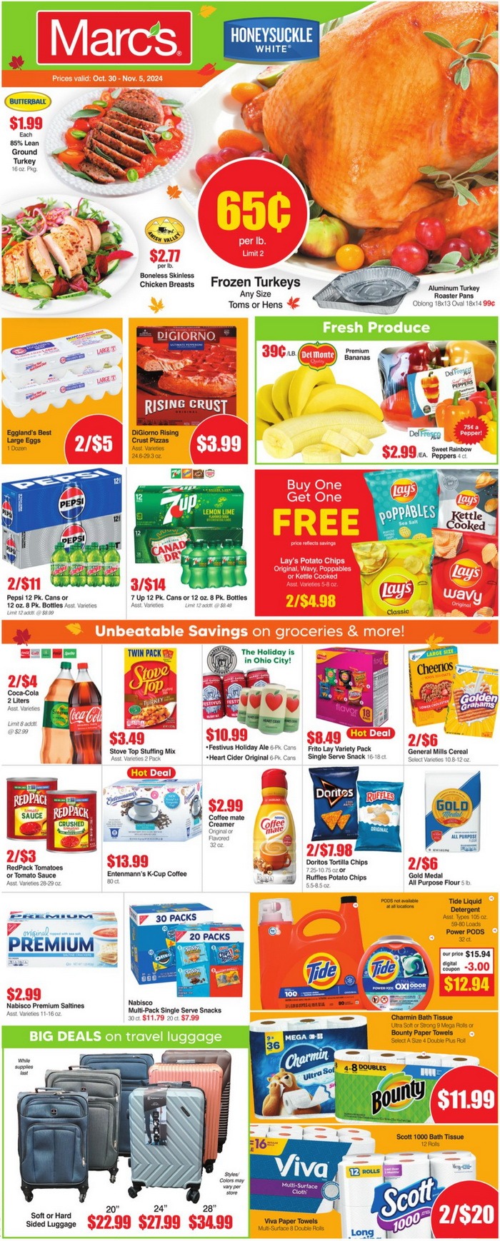 Marc's Weekly Ad Oct 30 – Nov 05, 2024
