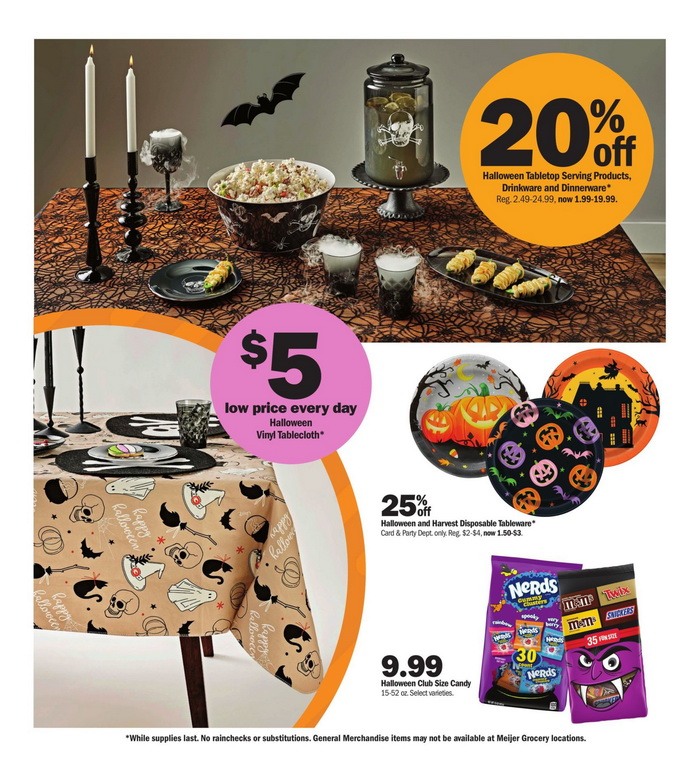 Meijer Halloween Ad Oct 06 – Oct 12, 2024