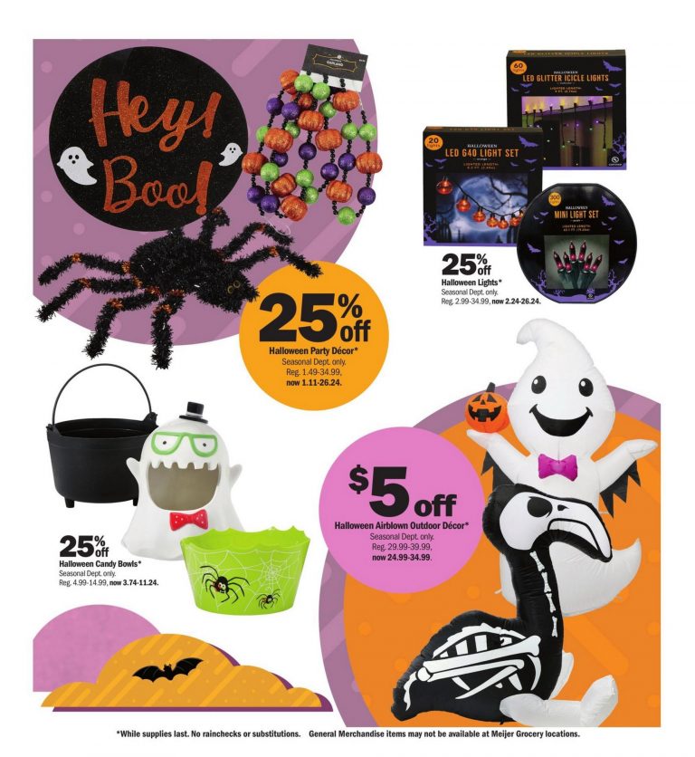 Meijer Halloween Ad Oct 20 – Oct 26, 2024