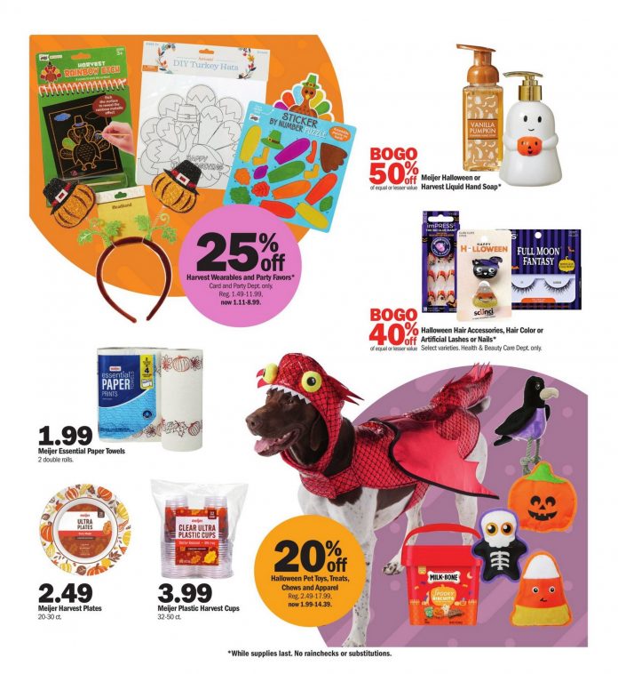 Meijer Halloween Ad Oct 20 – Oct 26, 2024