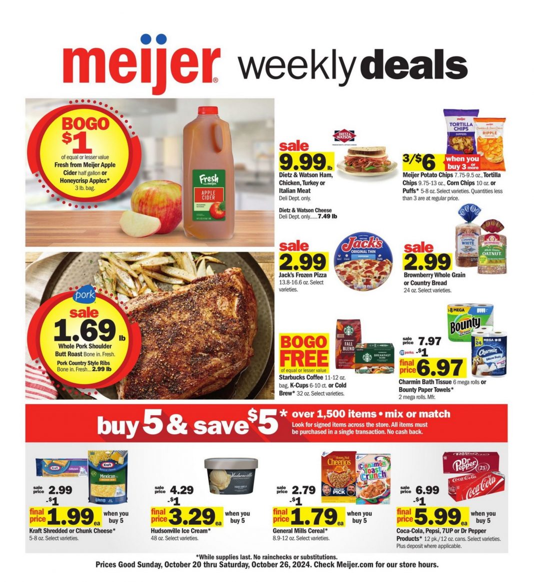 Meijer Weekly Ad Oct 20 – Oct 26, 2024