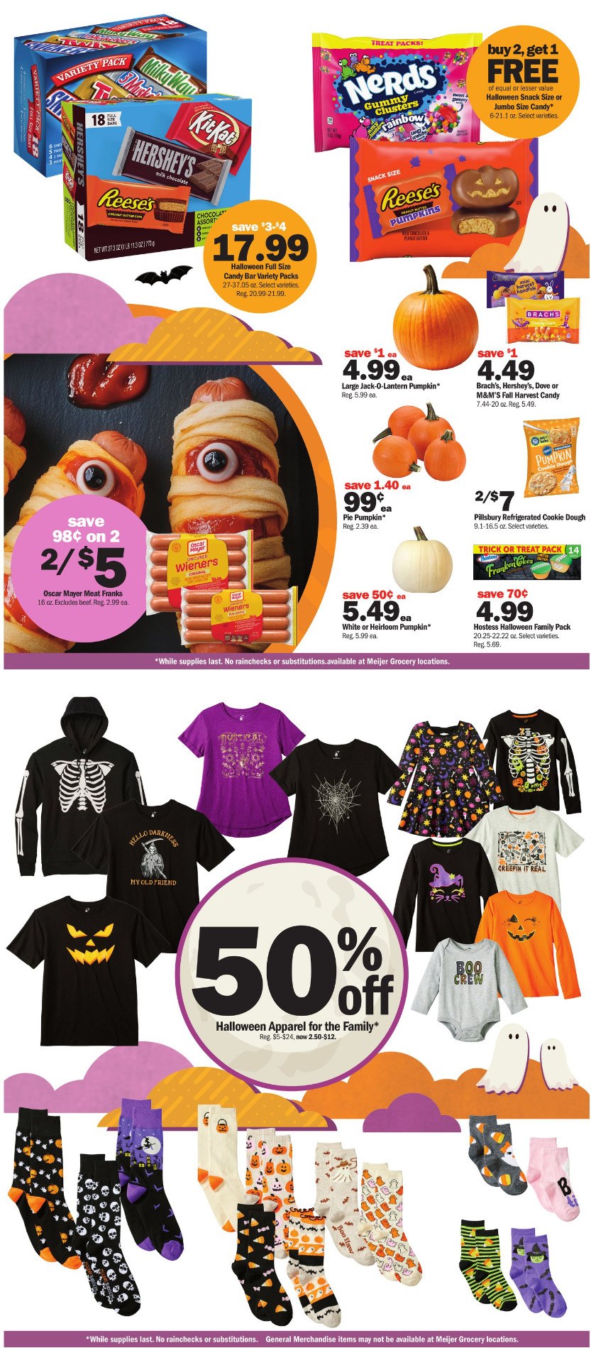 Meijer Halloween Ad Oct 27 – Oct 31, 2024