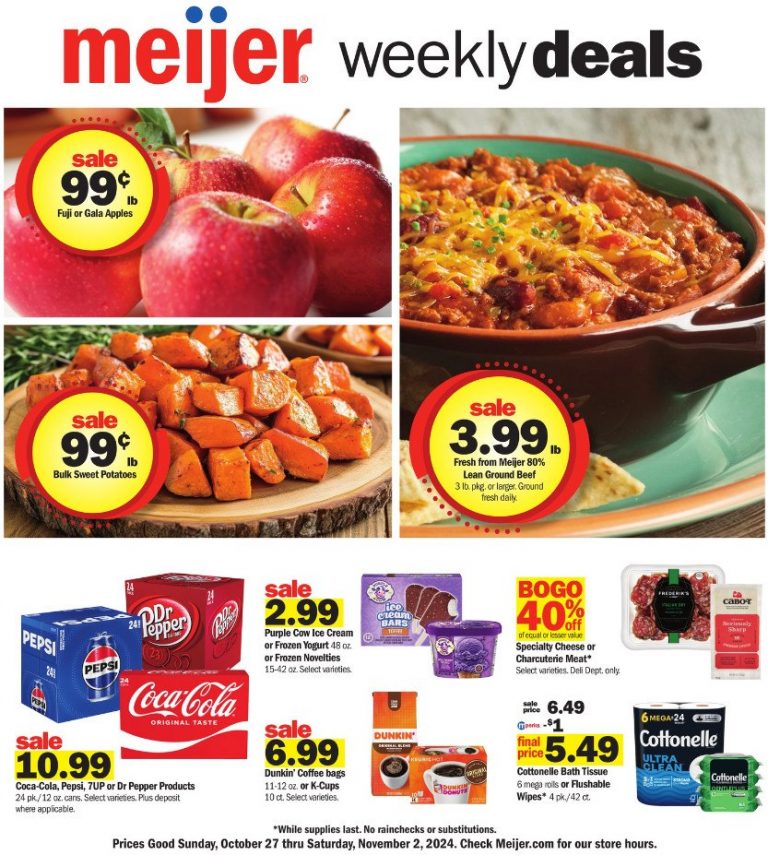 Meijer Weekly Ad Oct 27 – Nov 02, 2024 (Halloween Promotion Included)