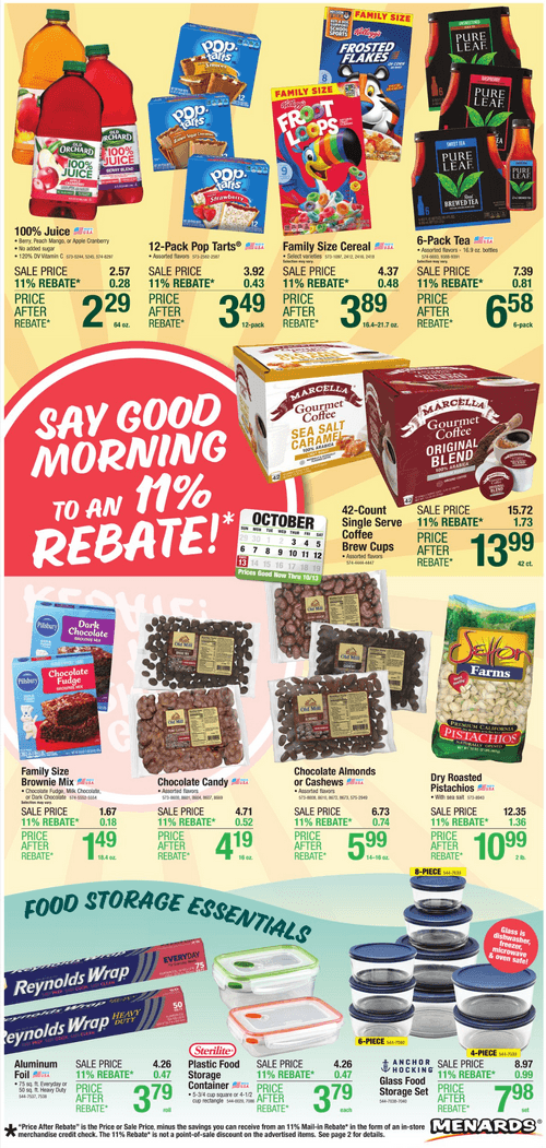Menards Home Essentials Ad Oct 03 – Oct 13, 2024