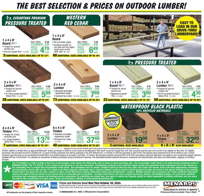Menards Weekly Ad Oct 10 – Oct 20, 2024 (Halloween Promotion Included)