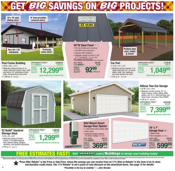 Menards Weekly Ad Oct 17 – Oct 27, 2024 (Halloween Promotion Included)