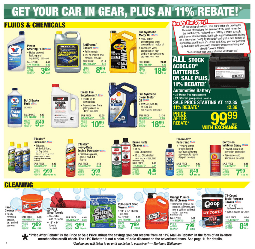 Menards Weekly Ad Oct 24 – Nov 03, 2024 (Halloween Promotion Included)