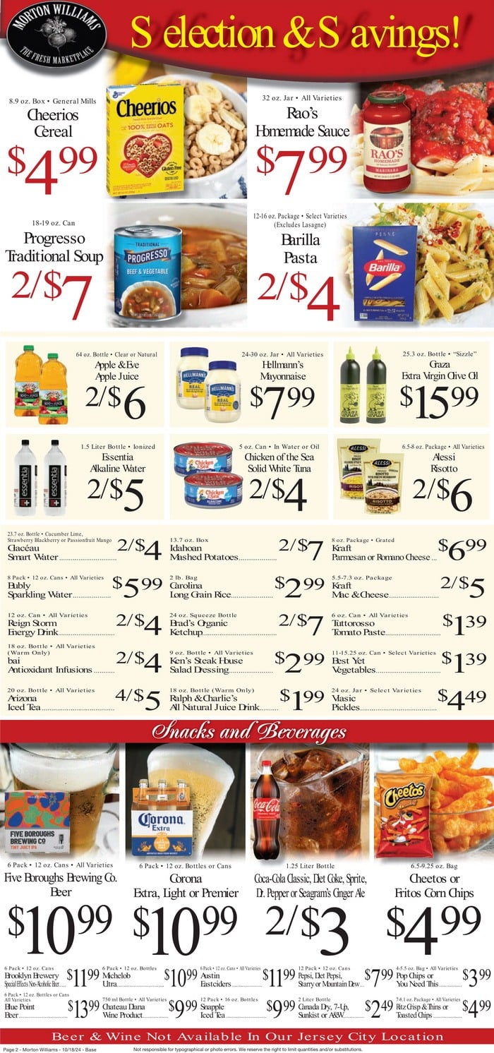 Morton Williams Weekly Ad Oct 18 – Oct 24, 2024