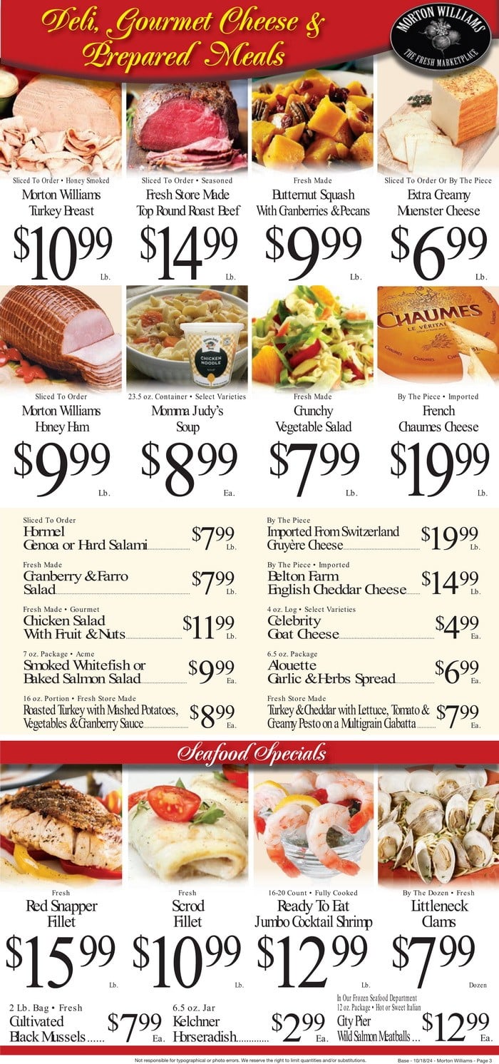 Morton Williams Weekly Ad Oct 18 – Oct 24, 2024
