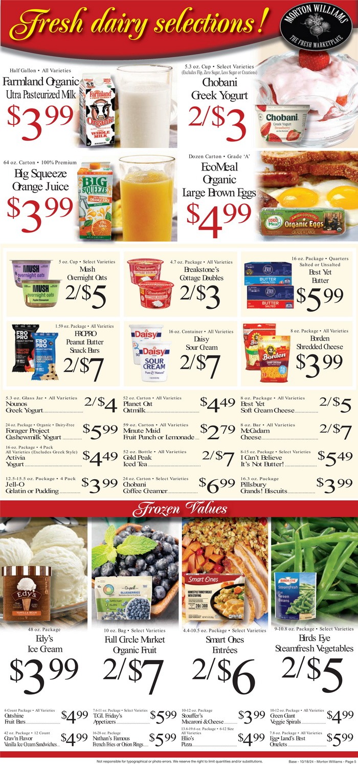 Morton Williams Weekly Ad Oct 18 – Oct 24, 2024