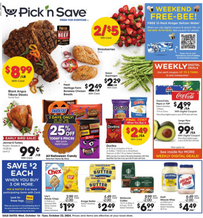 Pick 'n Save Weekly Ad Oct 16 – Oct 22, 2024 (Halloween Promotion Included)
