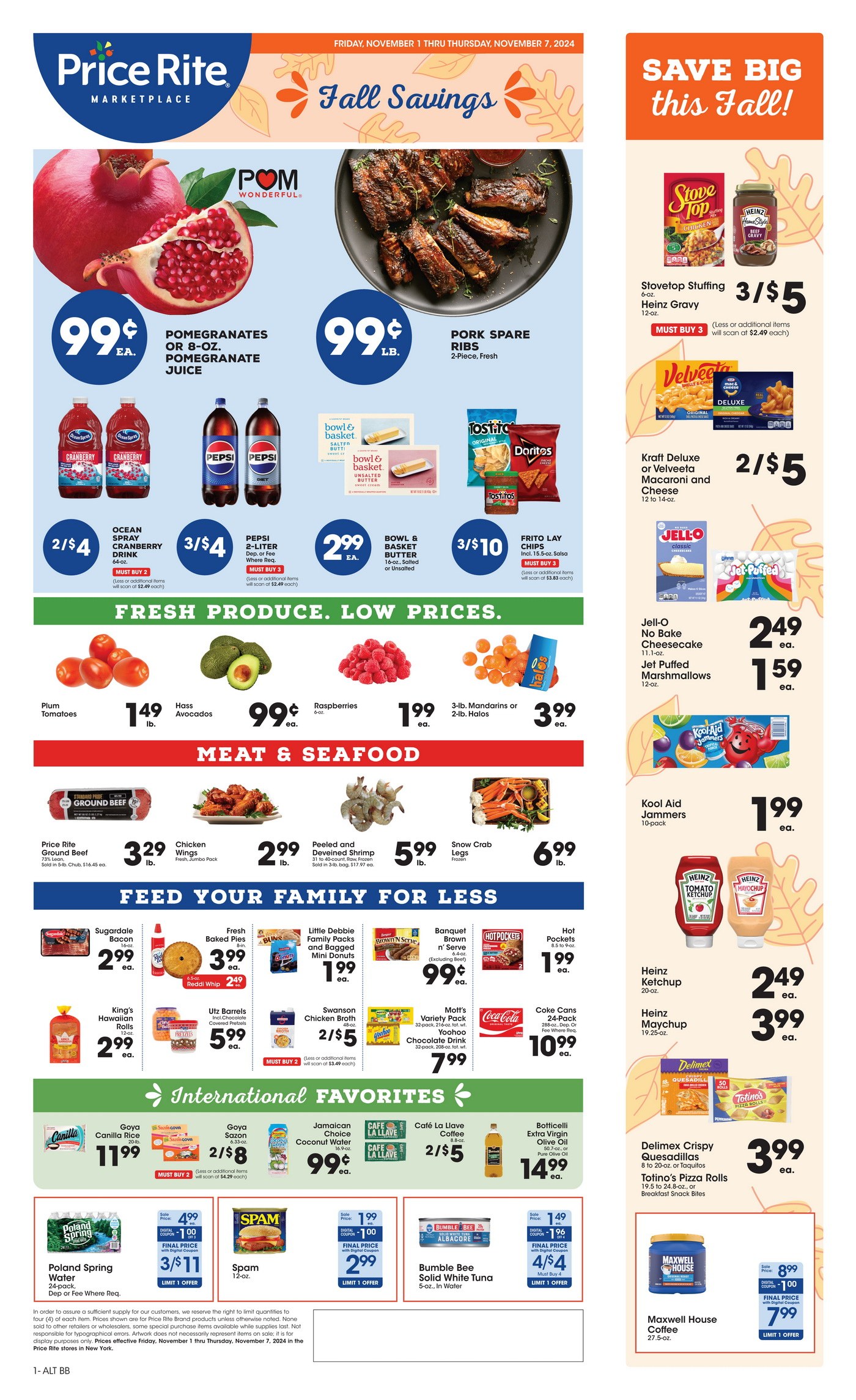 Price Rite Weekly Ad Nov 01 – Nov 07, 2024