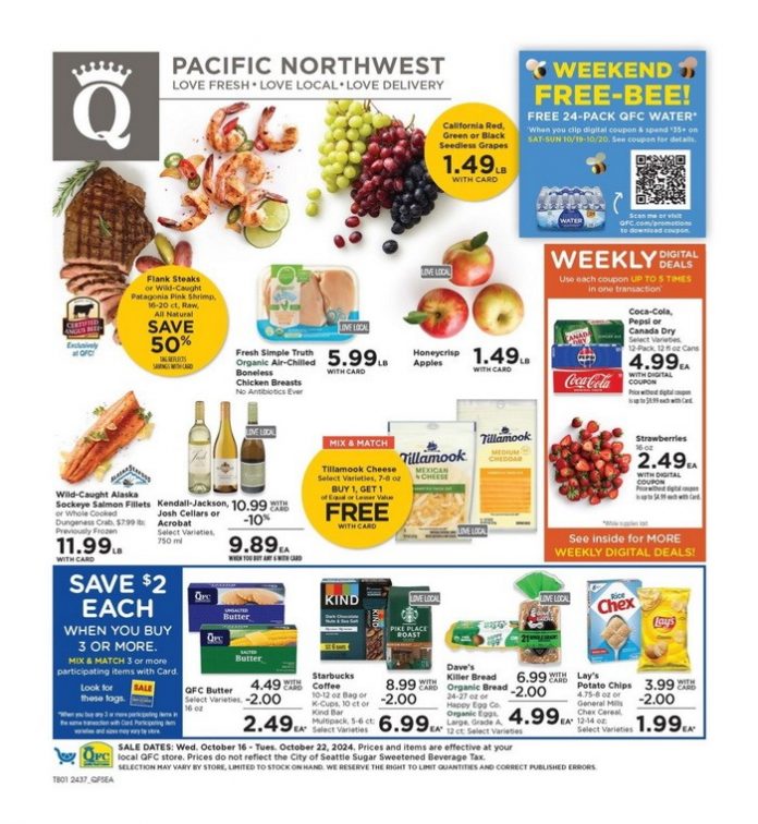 QFC Weekly Ad Oct 16 – Oct 22, 2024 (Halloween Promotion Included)