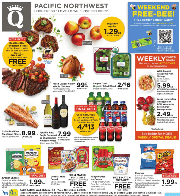QFC Weekly Ad Oct 30 – Nov 05, 2024