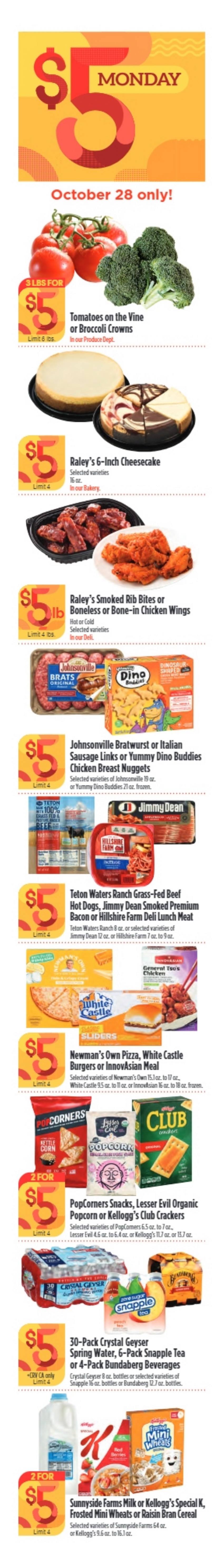 Raley's Supermarkets Weekly Ad Oct 23 – Oct 29, 2024 (Halloween ...