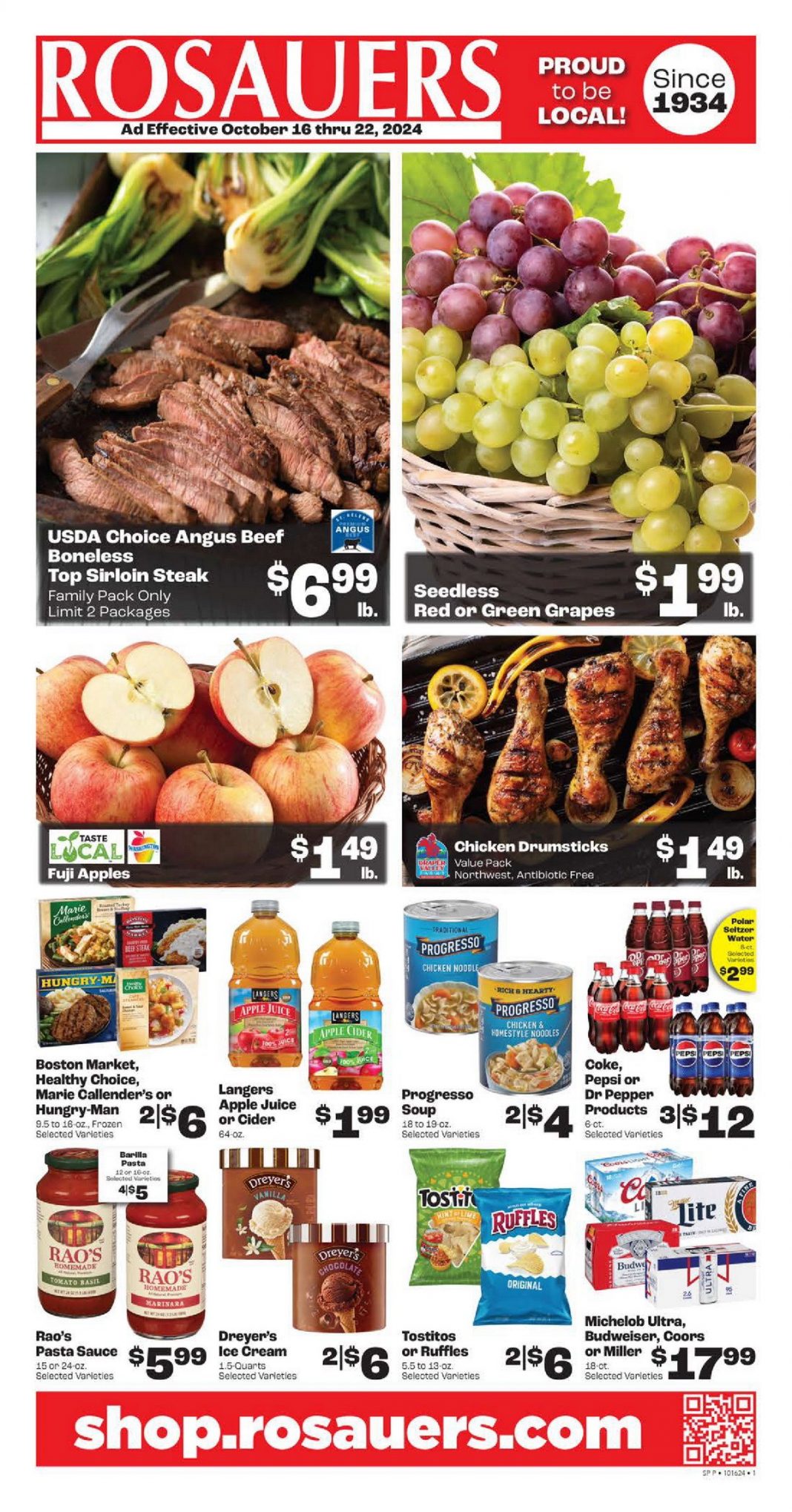 Rosauers Weekly Ad Oct 16 – Oct 22, 2024