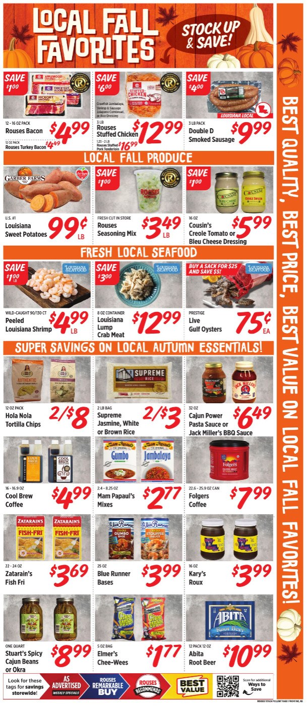 Rouses Weekly Ad Oct 16 – Oct 23, 2024 (Halloween Promotion Included)